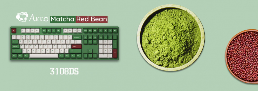 ≡ Клавіатура Akko 3108 V2 DS Matcha Red Bean V2 Orange – купити в Києві ...