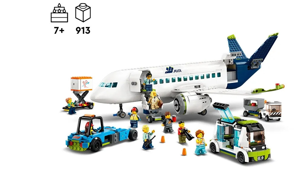 ≡ LEGO 60367 City Пасажирський літак – купити в Києві | ціни і відгуки ...