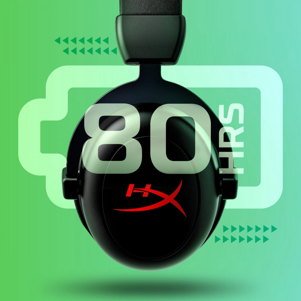 ≡ Ігрова гарнітура HyperX Cloud II Core WL, Black (6Y2G8AA) – купити в Києві | ціни і відгуки в MOYO