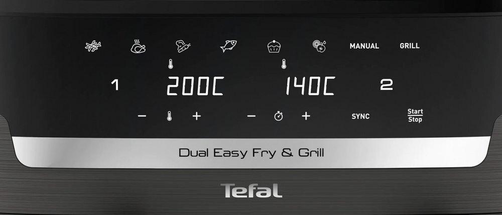≡ Мультипіч Tefal Dual Easy Fry & Grill Air Fryer EY905B10 – купити в ...