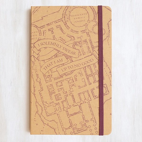 Записная книга Moleskine Harry Potter средняя / линейка Карта мародера ...