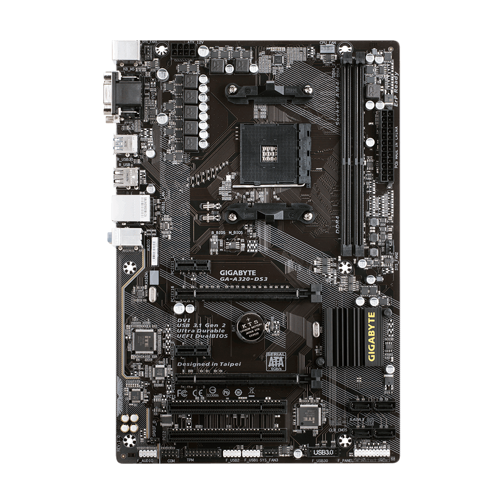 Материнская плата GIGABYTE GA-A320-DS3 – купить в Киеве | цена и отзывы ...