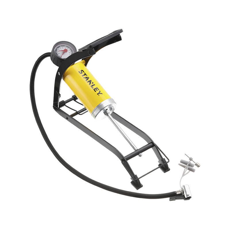 ≡ Насос Stanley ножний високого тиску з манометром Stht80894 1 купити