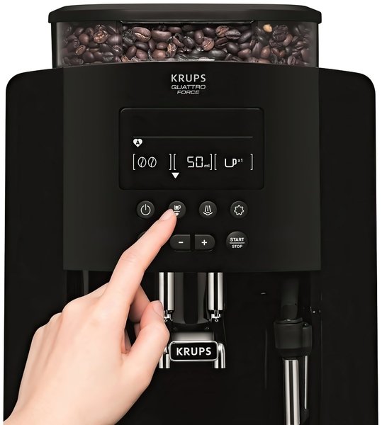 ≡ Кавомашина Krups Arabica Ea817010 купити в Києві ціни і відгуки