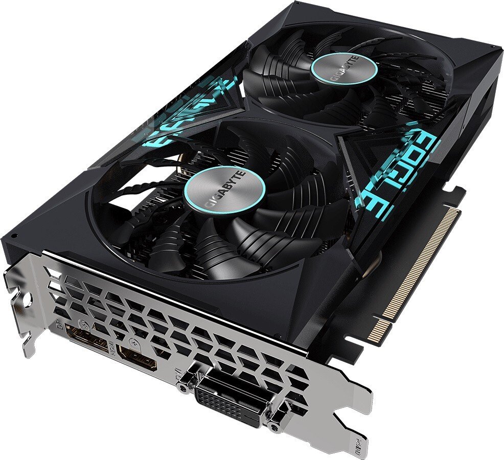 Видеокарта GIGABYTE GeForce GTX1650 4GB DDR6 128bit DP-HDMI-DVI EAGLE ...