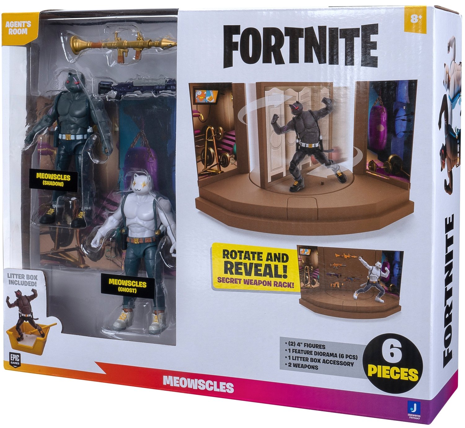 Коллекционная фигурка Jazwares Fortnite 2 Figure Pack Agent's Room ...