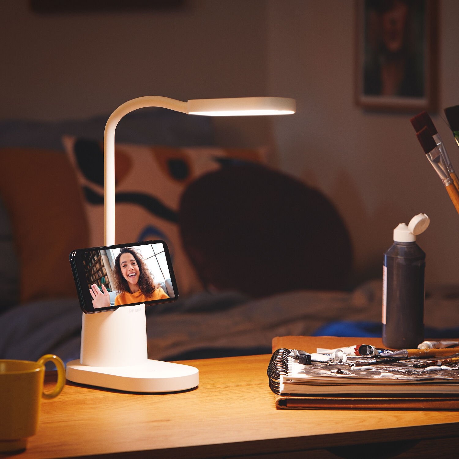 Лампа настольная аккумуляторная Philips LED Reading Desk lamp Bucket ...
