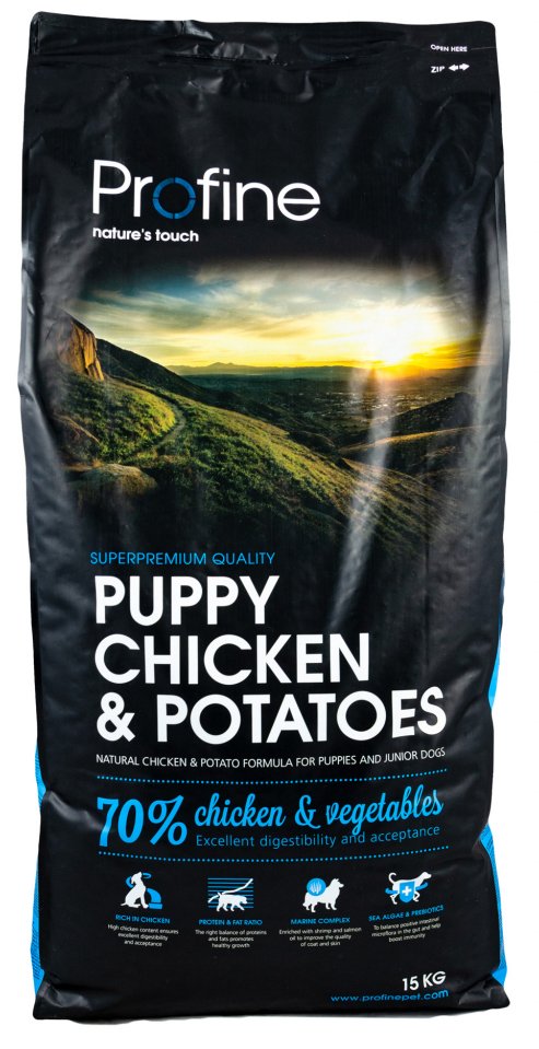 Сухой корм для щенков всех пород Profine Puppy Chicken с курицей и ...
