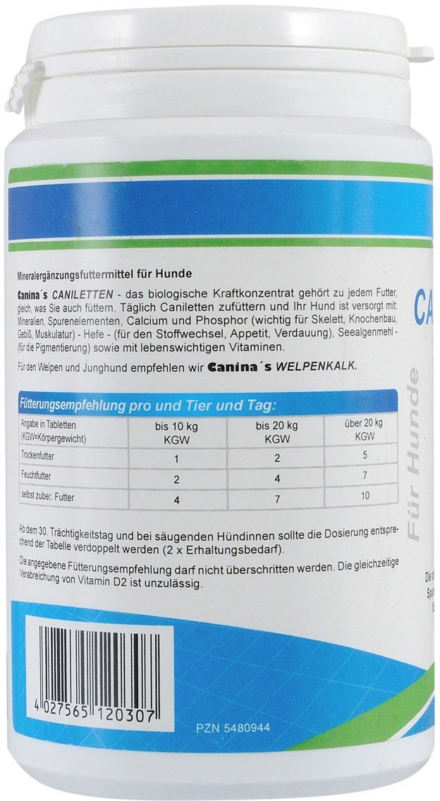 Витамины комплекс для взрослых собак Canina Caniletten 300 г 150 таблеток – купить в Киеве ...