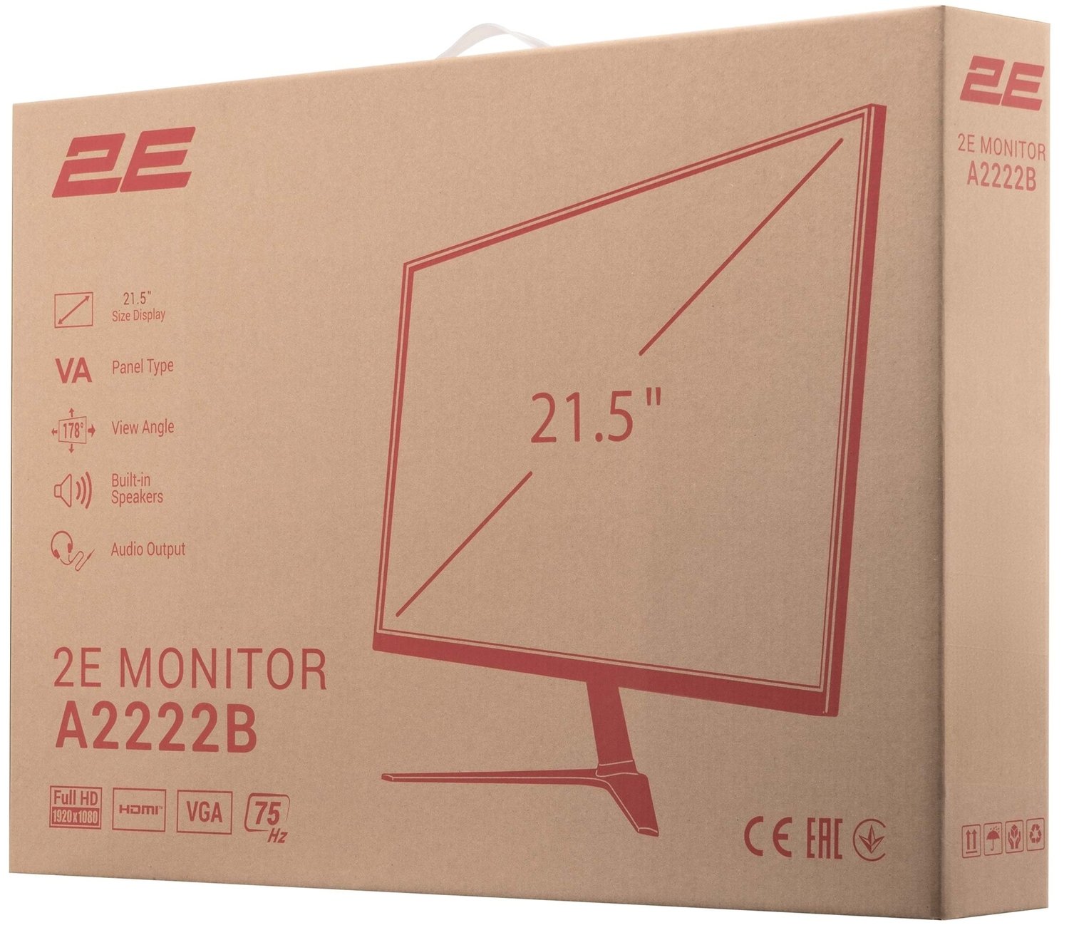 Монитор 21.5" 2E A2222B (2E-A2222B-01.UA) – купить в Киеве | цена и отзывы в MOYO