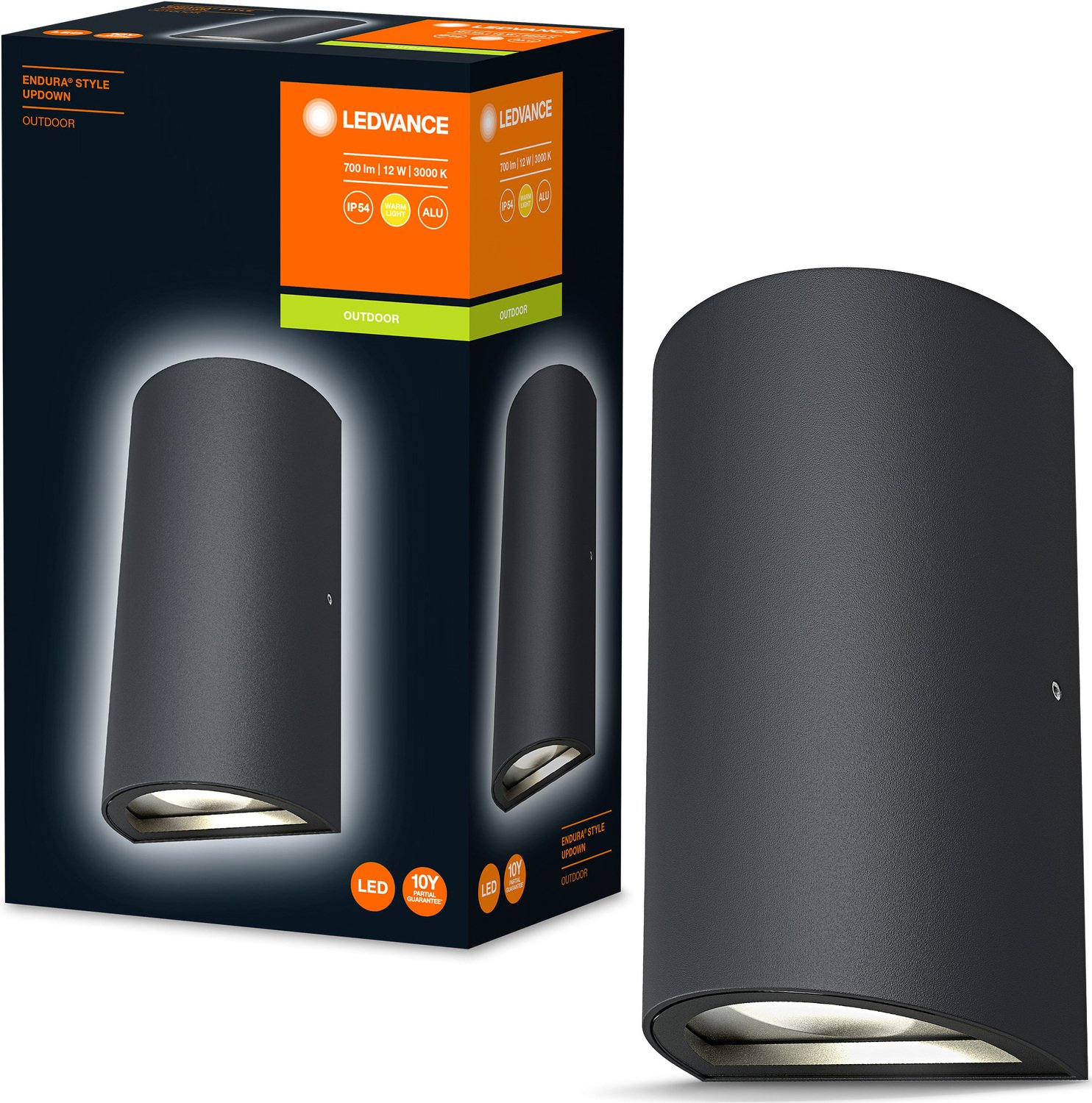 Фасадный светильни LEDVANCE LED ENDURA STYLE UPDOWN 12W, черний ...