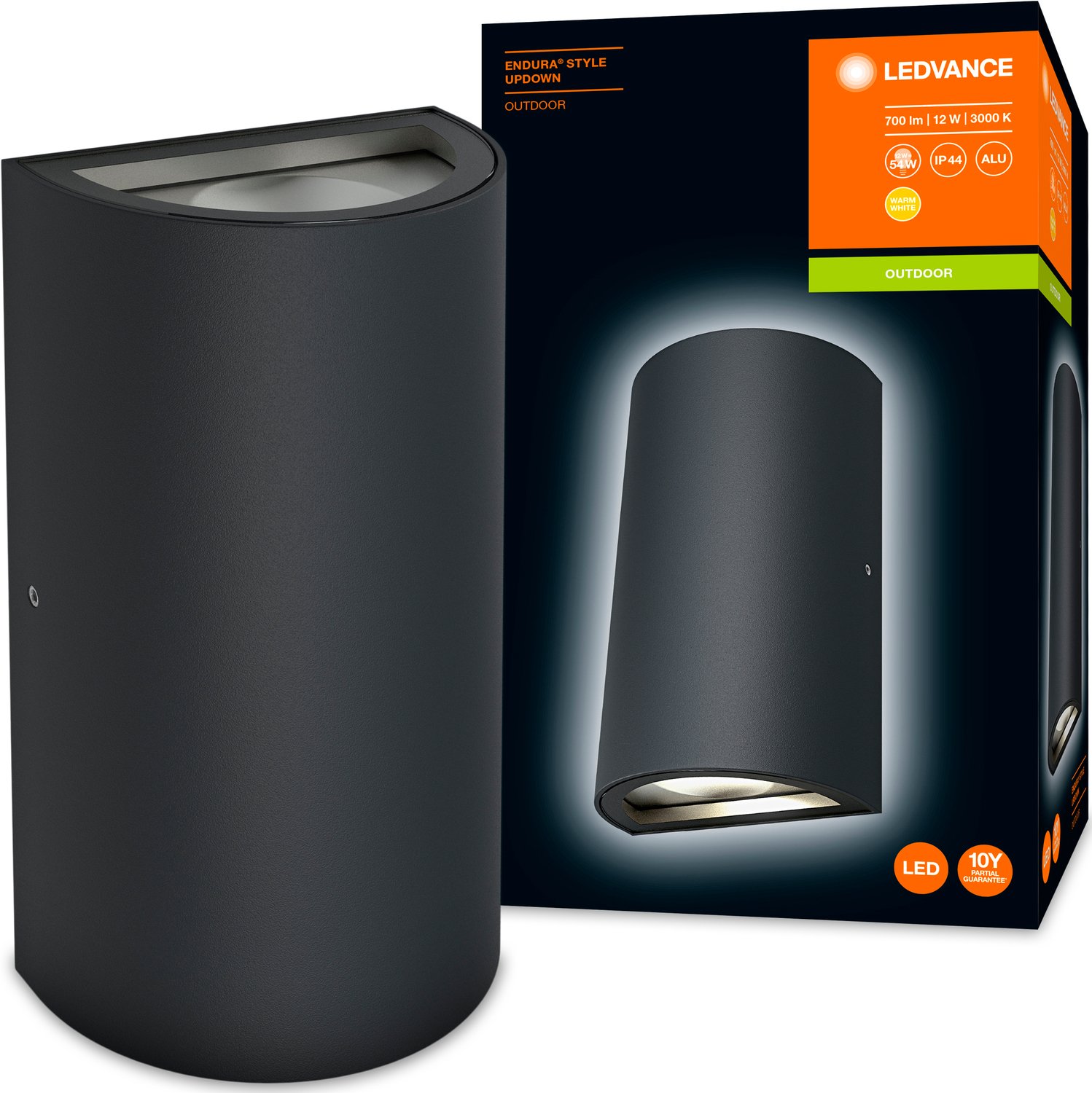 Фасадный светильни LEDVANCE LED ENDURA STYLE UPDOWN 12W, черний ...