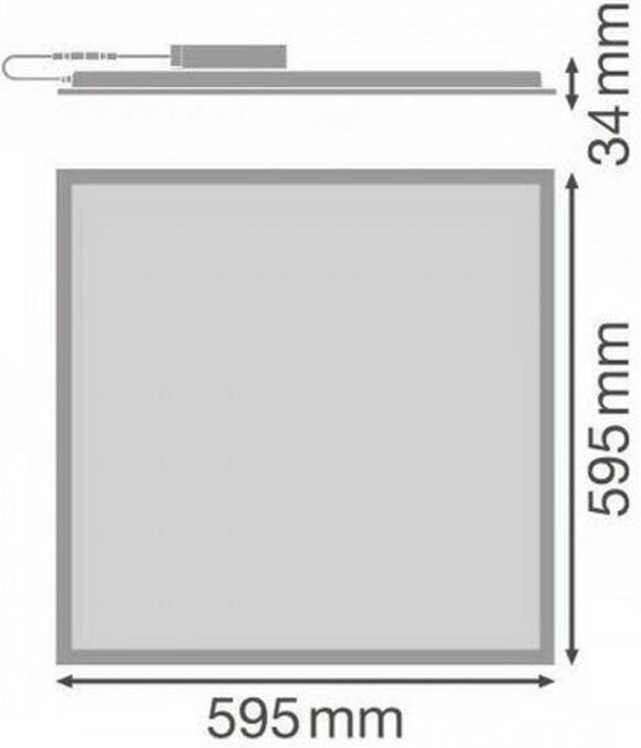Панель светодиодная LEDVANCE ECO PANEL 600x600 36W/4000 K – купить в Киеве | цена и отзывы в MOYO