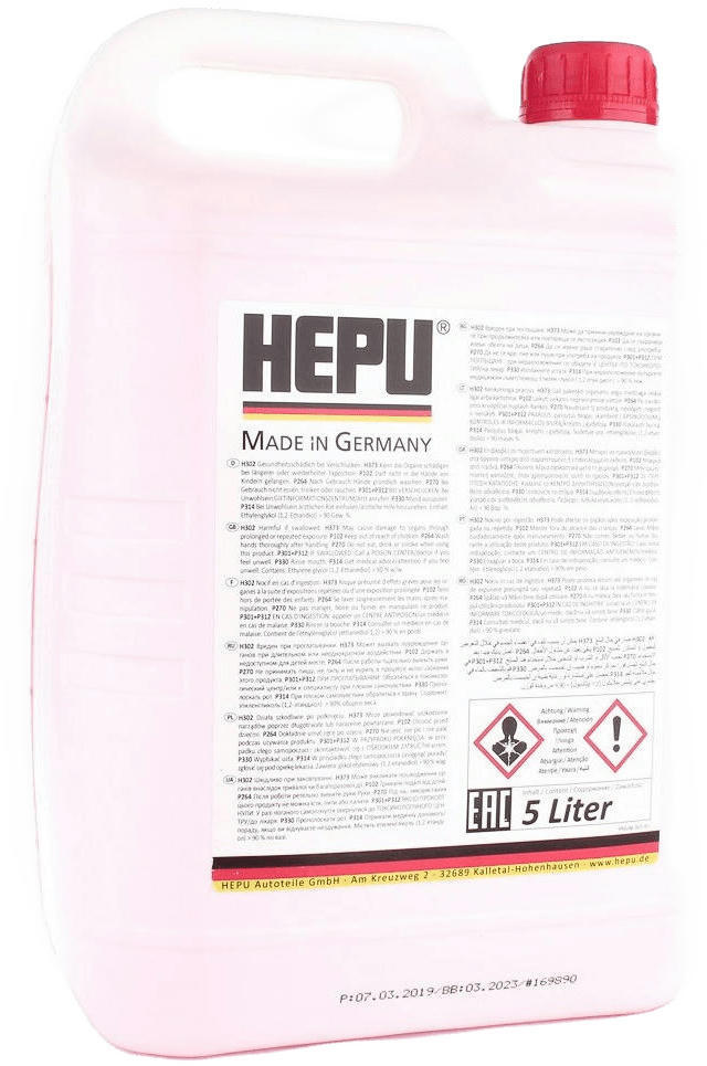 Антифриз Hepu G12 Red концентрат 5л (4802884034) – купить в Киеве ...