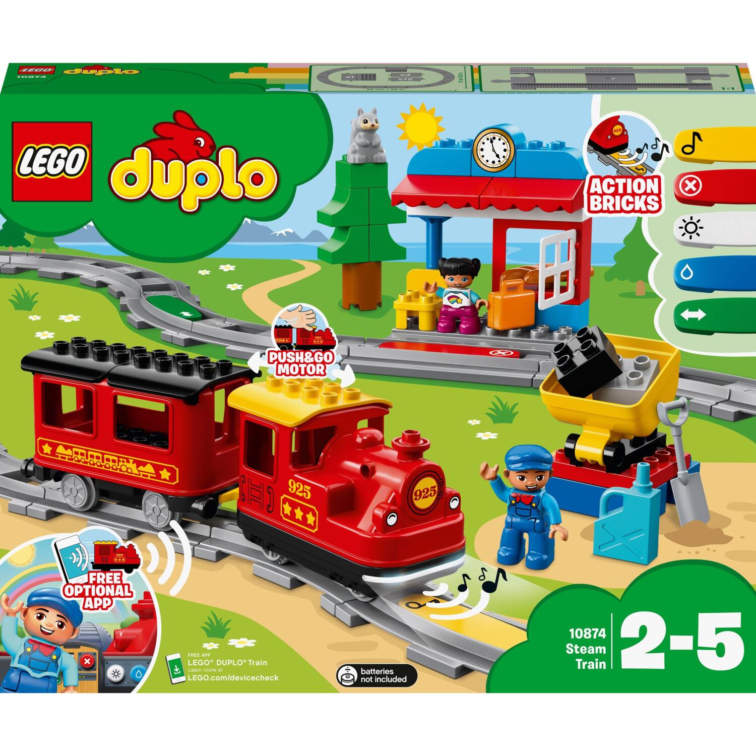 ≡ Конструктор LEGO DUPLO Паровоз (10874) – купить в Киеве | цены и отзывы