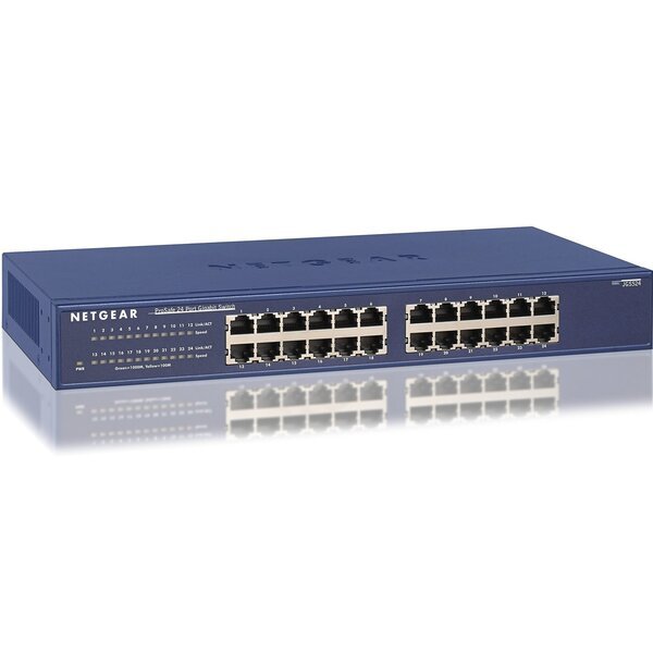 Коммутатор NETGEAR JGS524v2 24x1GE, неуправляемый – купить в Киеве ...