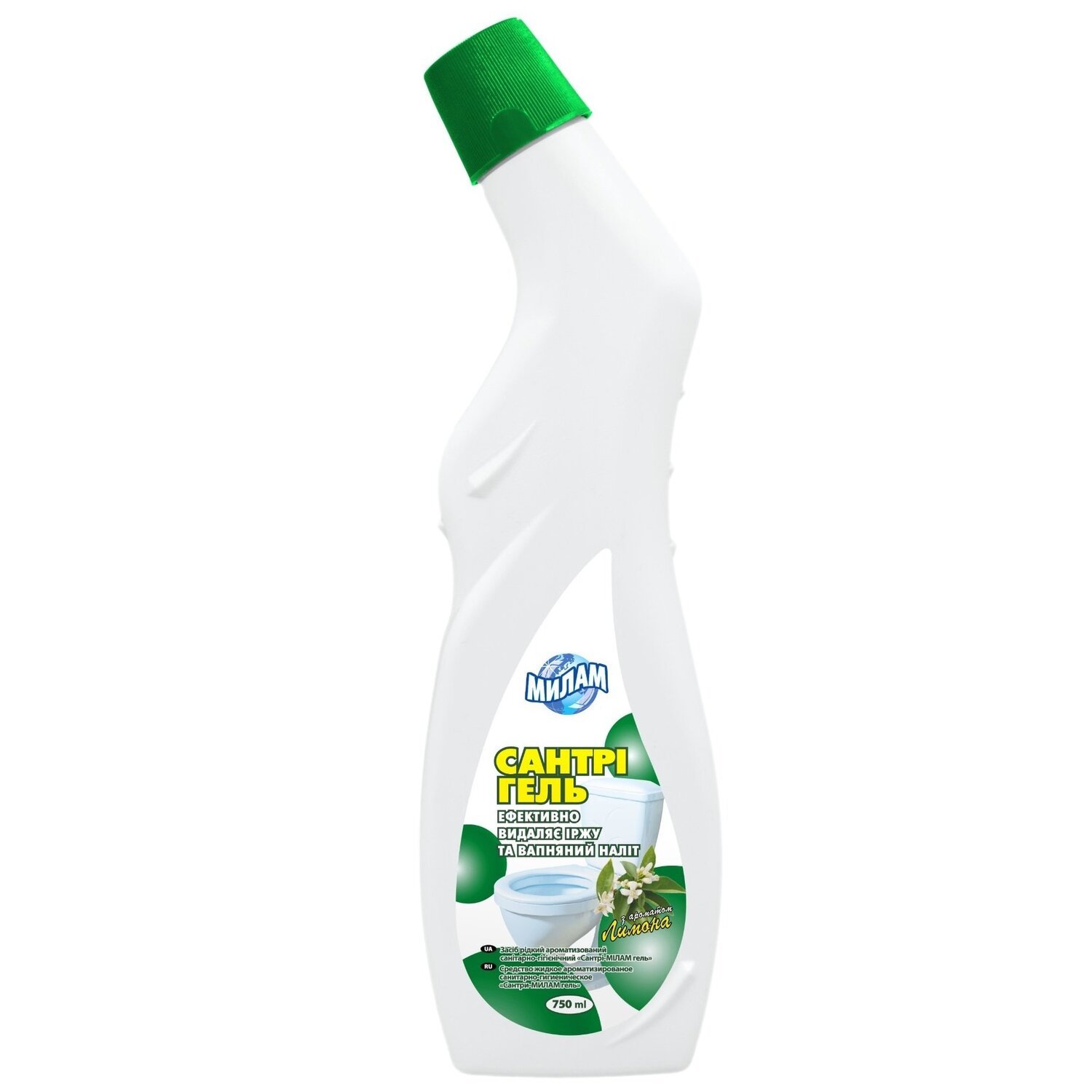 Милам Сантри Гель для унитаза ЛИМОН 750ml – купить в Киеве | цена и ...