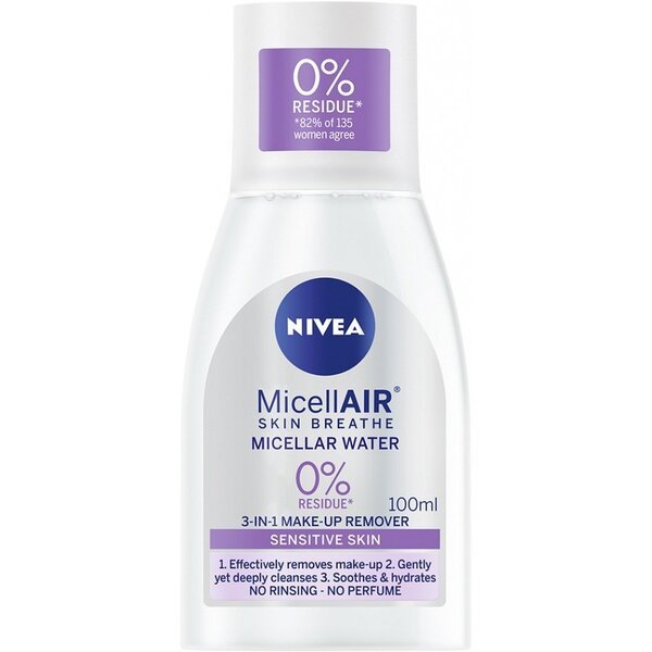 Мицеллярная вода Nivea с маслом виноградных косточек Для чувствительной ...
