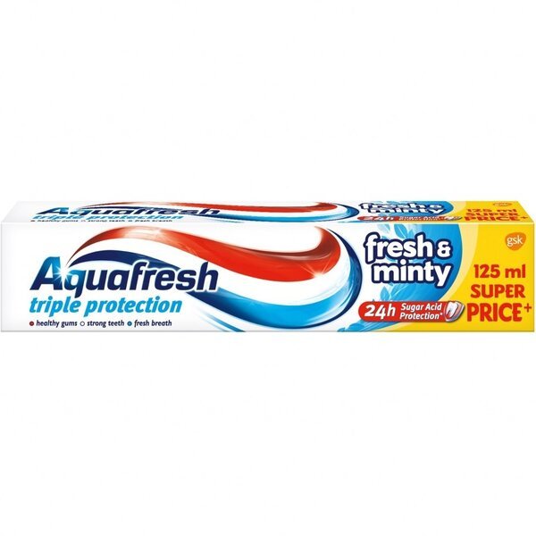 Зубная паста Aquafresh Освежающе-мятно 125мл – купить в Киеве | цена и ...