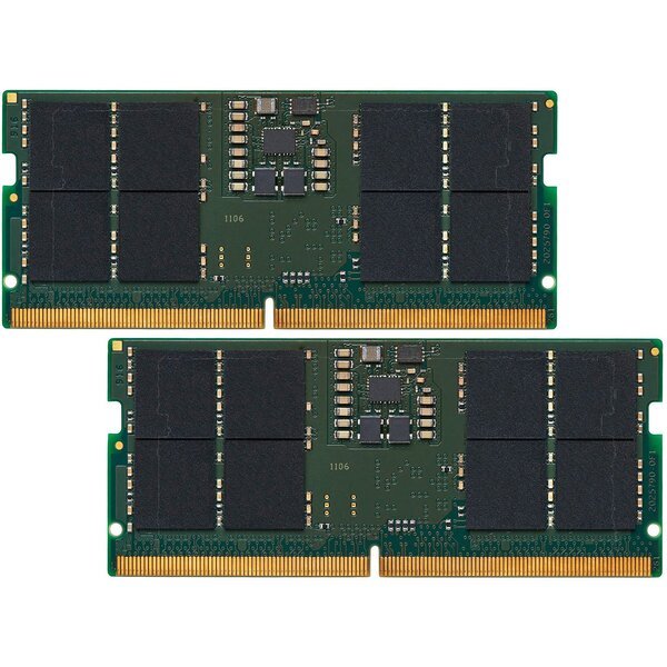 Память ноутбука Kingston DDR5 32GB KIT (16GBx2) 4800 (KVR48S40BS8K2-32 ...