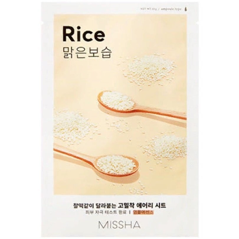 ≡ Маска для обличчя Missha Airy Fit Sheet Mask Rice Рисова 19г – купити ...