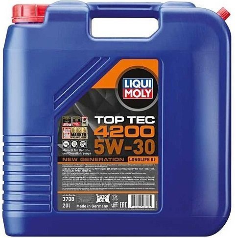 Масло моторное Liqui Moly Top Tec 4200 5W-30 New Generation 20л ...