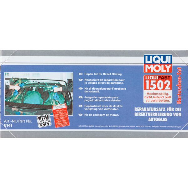 ≡ Клей Liqui Moly набір для вклеювання скла (високомодульний) Liquifast ...