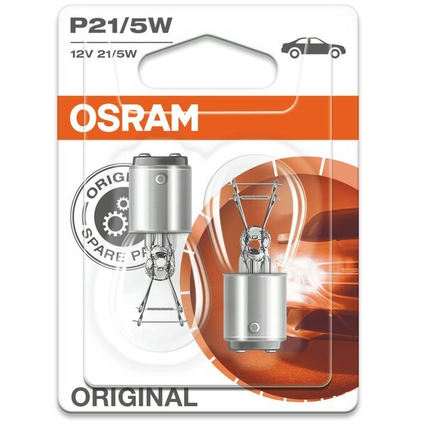 Лампа Osram накаливания 12V P21/5W 21/5W Bay15D Original Line (2шт) (OS ...