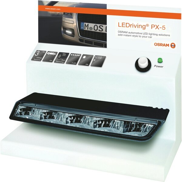 ≡ Денні ходові вогні Osram 12V Led DRL Ledriving Px-5 5200K, 30x23x160 ...
