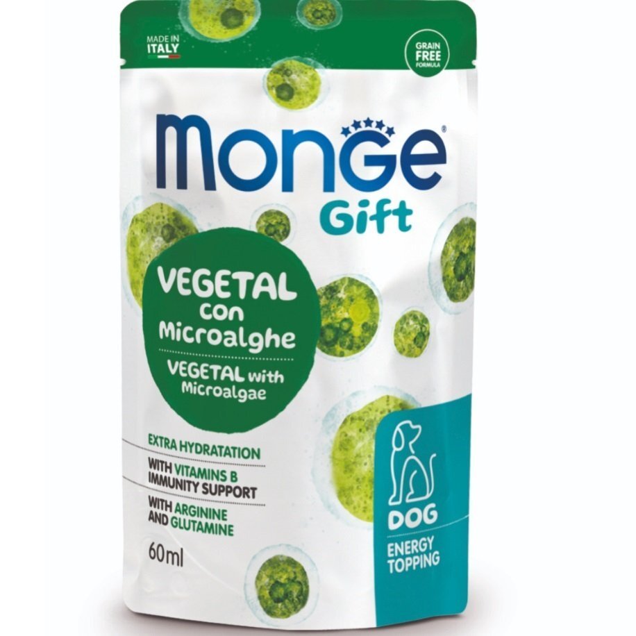 ≡ Топінг Monge Gift Dog Vegetal Microalgae для собак, 60 г – купити в ...
