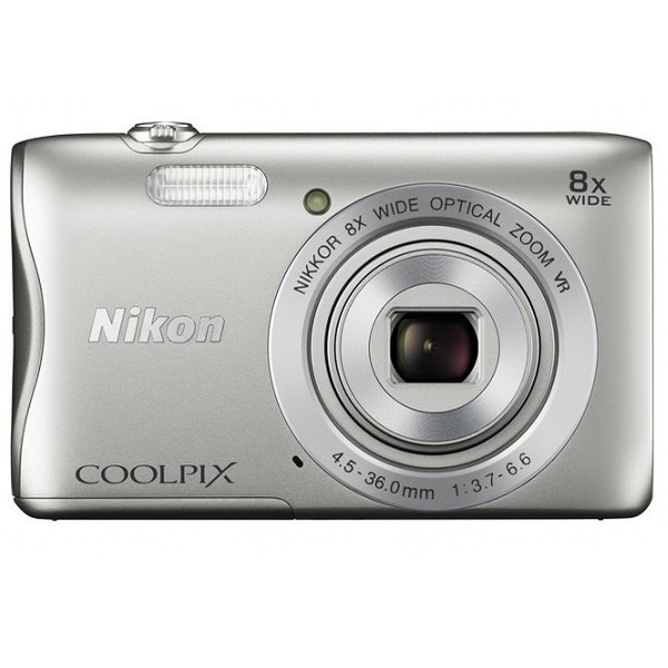 Фотоаппарат NIKON Coolpix S3700 Silver (VNA820E1) – купить в Киеве ...